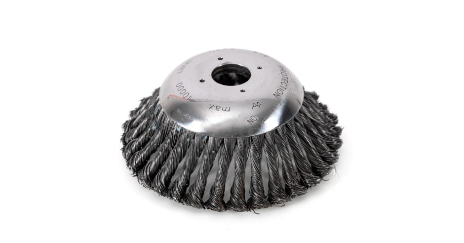 Perie sarma, tip cupa, cu toroane, pentru motocoasa/trimmer, Micul ...