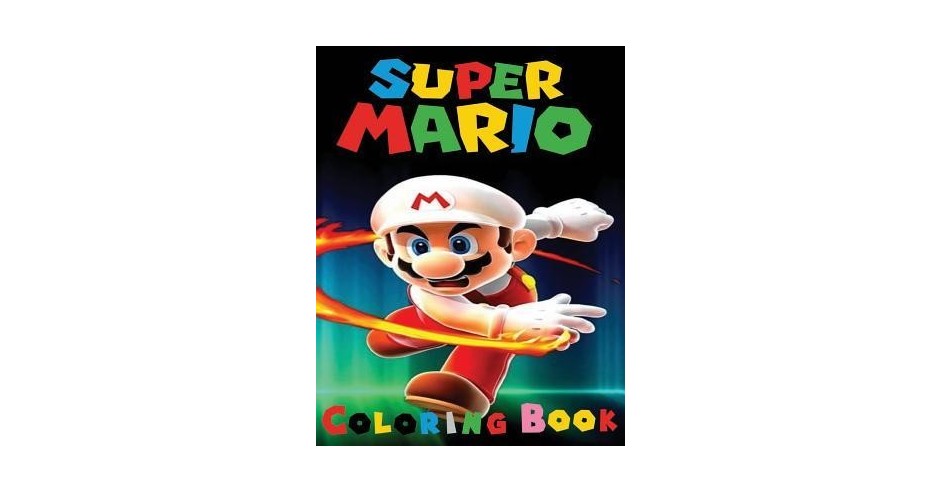 Super Mario Coloring Book: This A4 45 Page Coloring Book for Kid's Has ...