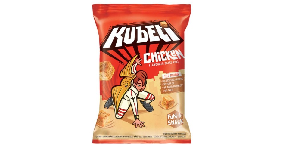 Kubeti cu Aroma de Pui, 35 g, Kubeti Pui, Crutoane cu Aroma de Pui ...