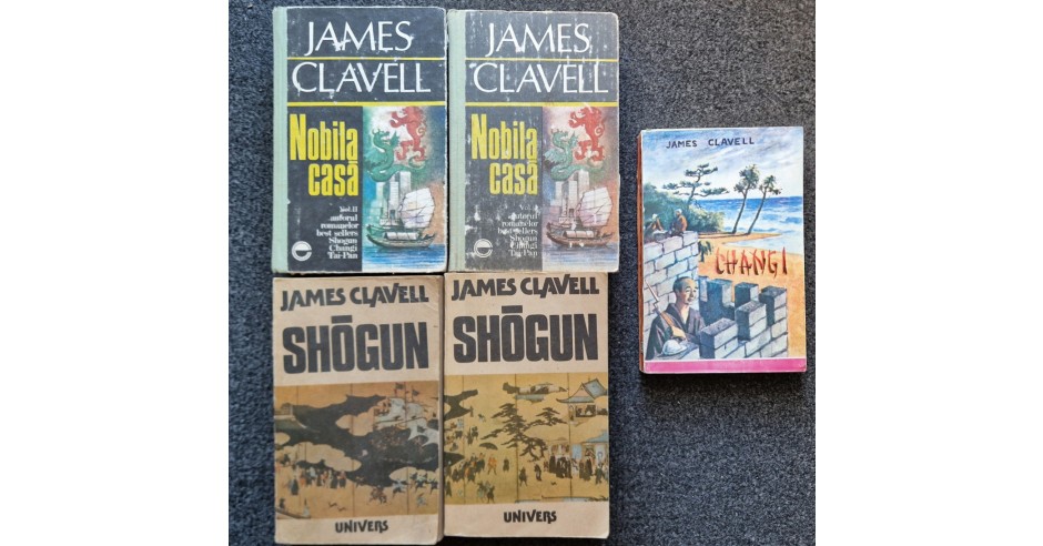 Set James Clavell - NOBILA CASA + SHOGUN + CHANGI | arhiva Okazii.ro