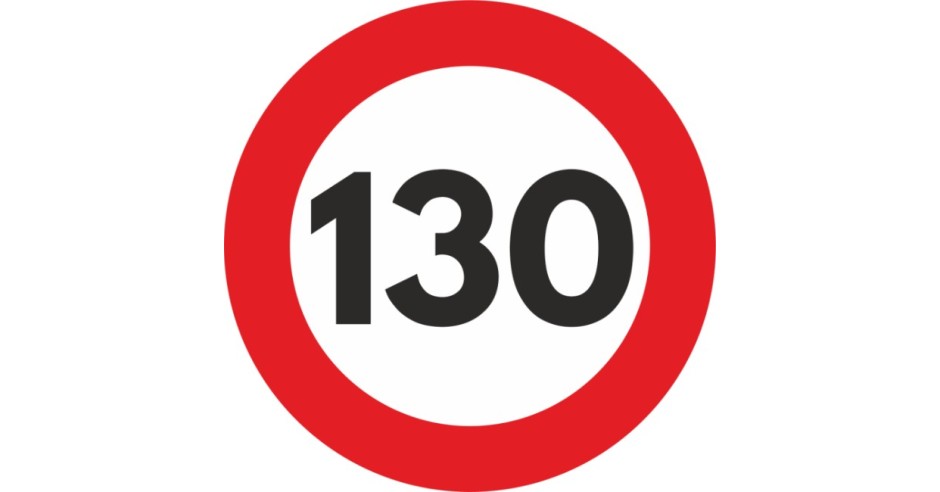 Autocolant Sticker "Limita Viteza" Reflectorizant - 130km/h FAVLine ...