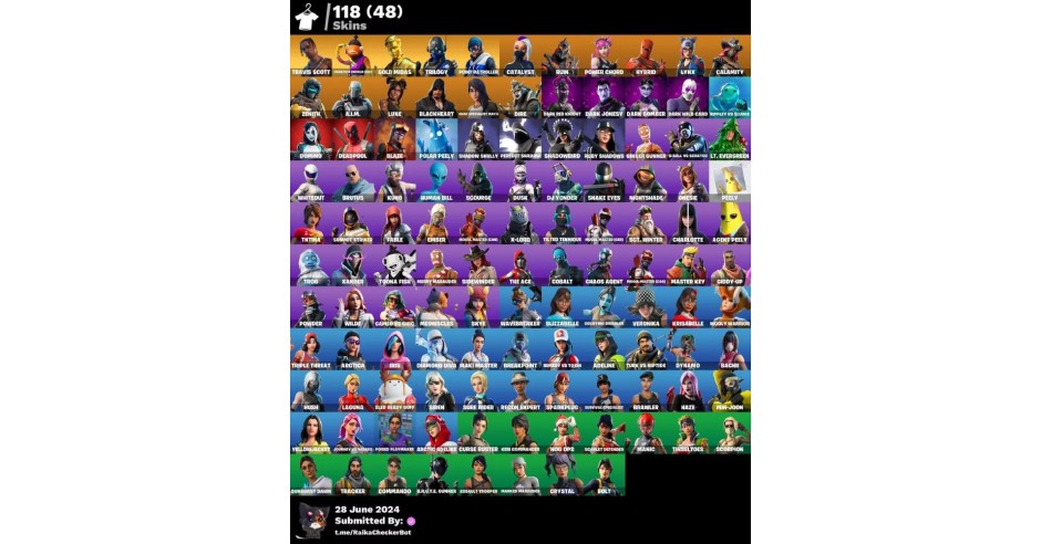 VAND CONT DE FORTNITE CU TRAVIS SCOT SI LEVIATHAN | arhiva Okazii.ro