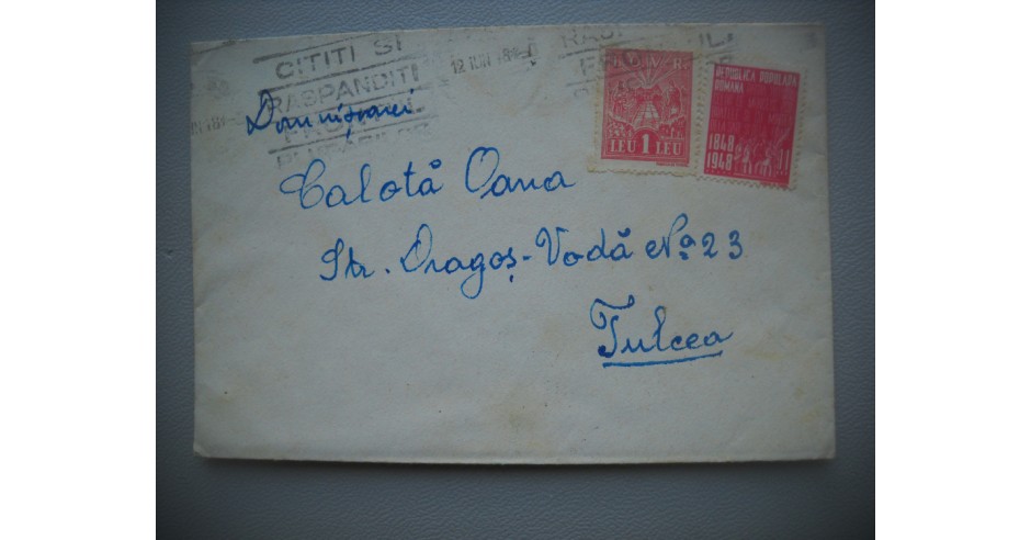 HOPCT PLIC 2904 STAMPILOGRAFIE PROPAGANDA FRONTUL PLUGARILOR 1948 ...