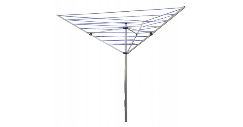 Uscator de rufe pentru gradina, pliabil, rotativ, aluminiu 40m Sepio ...