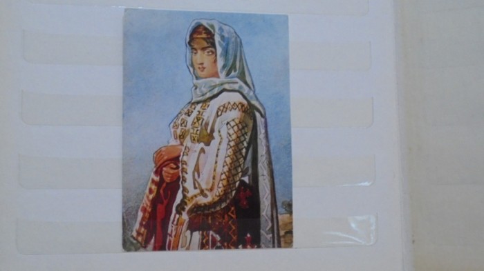 ROMANIA - PORT POPULAR FEMEIESC DIN ARGES - PICTURA DE CAROL PAPP DE ...