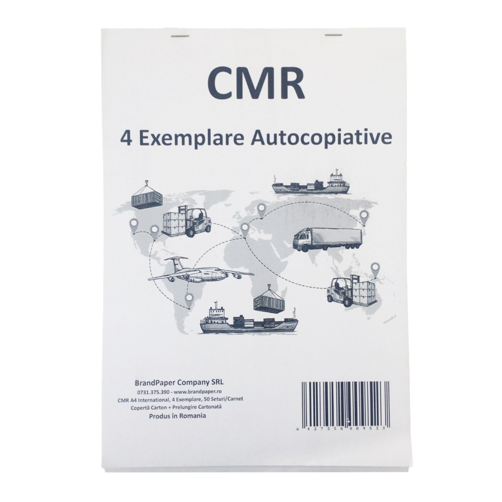 CMR International A4, 4 Exemplare, 50 Seturi/Carnet, Scrisoare de ...