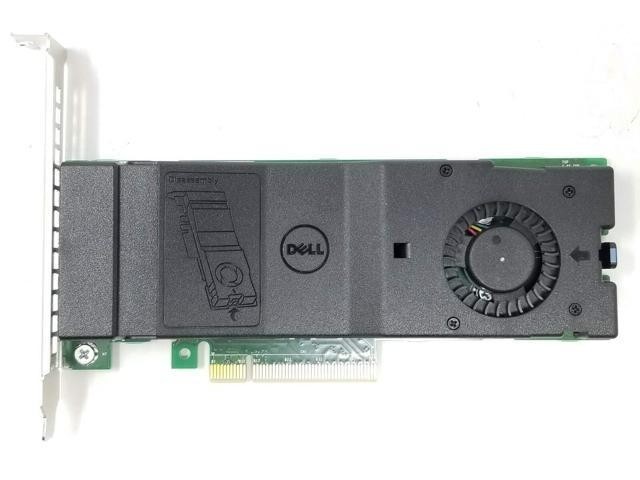 Adaptor Dual (2) Drive NVME M.2 PCIe SSD NGFF la PCIe x8 - Dell DPWC300 ...