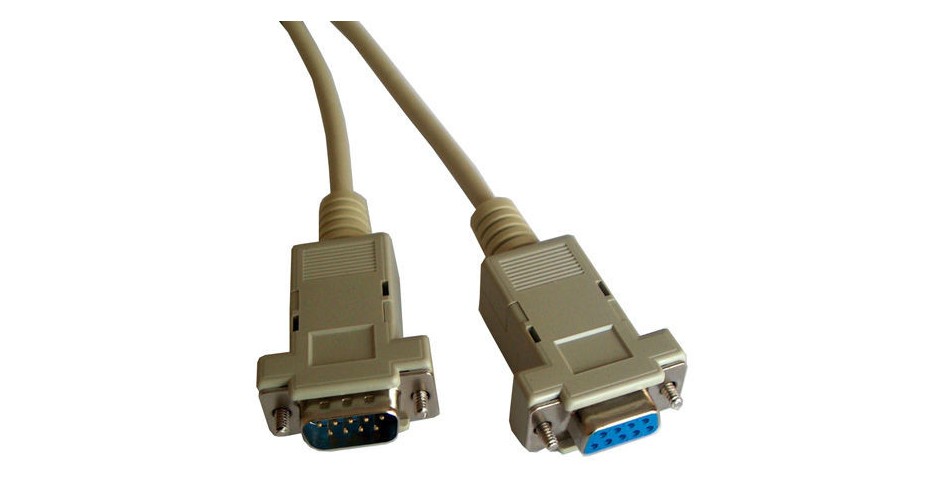 Cablu RS232 DB9 serial tata-mama 1.8m Cabletech | arhiva Okazii.ro