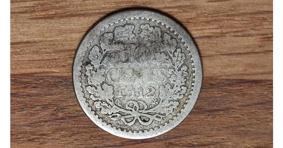 Olanda - moneda de colectie - 10 cents 1912 argint - starea din imagini ...