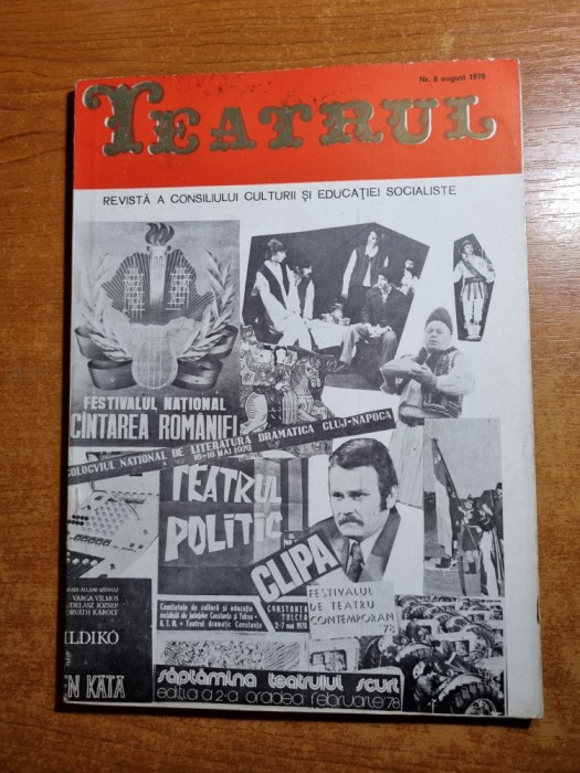 Revista teatrul august 1978-emil hosu | Okazii.ro
