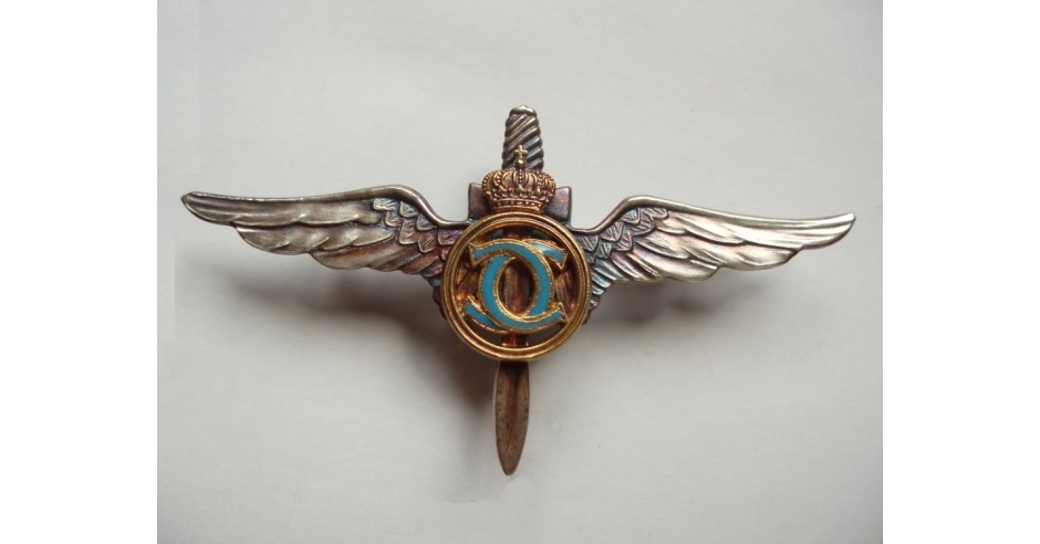 ROMANIA - INSIGNA PILOT MILITAR MODEL 1931, CAROL II, IM1.190 | arhiva ...