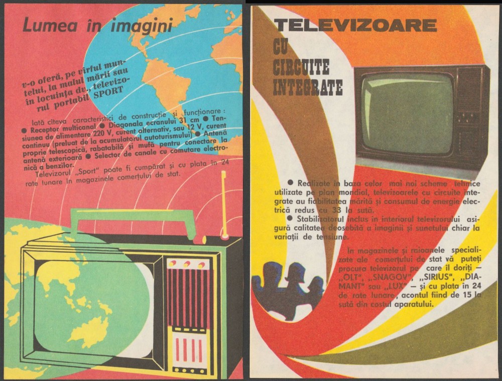 Televizoare romanesti - 10 reclame din Epoca de Aur, publicitate anii 70-80 | Okazii.ro