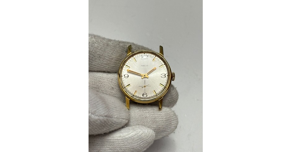 CEAS POBEDA - Placat cu aur - Cal. ZIM 2602 -15 Rubis - USSR - Vintage ...