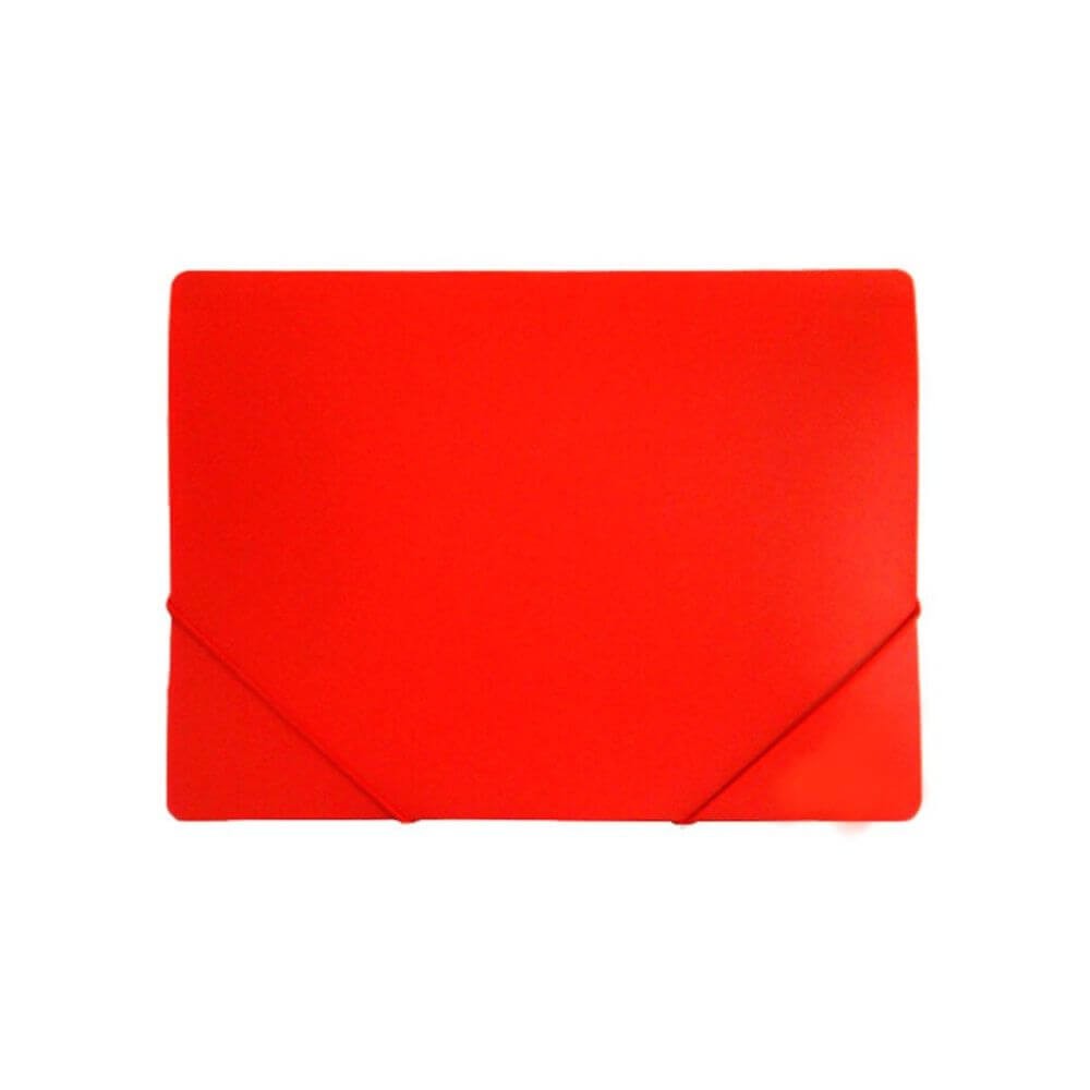 Mapa Plastic cu Elastic A4 Factis, Rosie, Mape din Plastic, Mape pentru ...