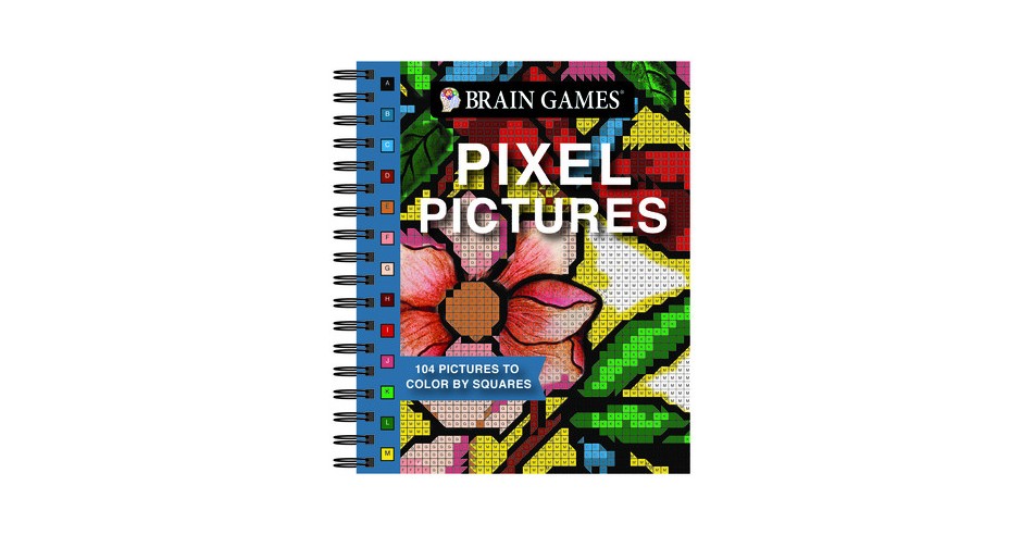 Brain Games - Pixel Pictures: 104 Pictures to Color by Squares | arhiva ...