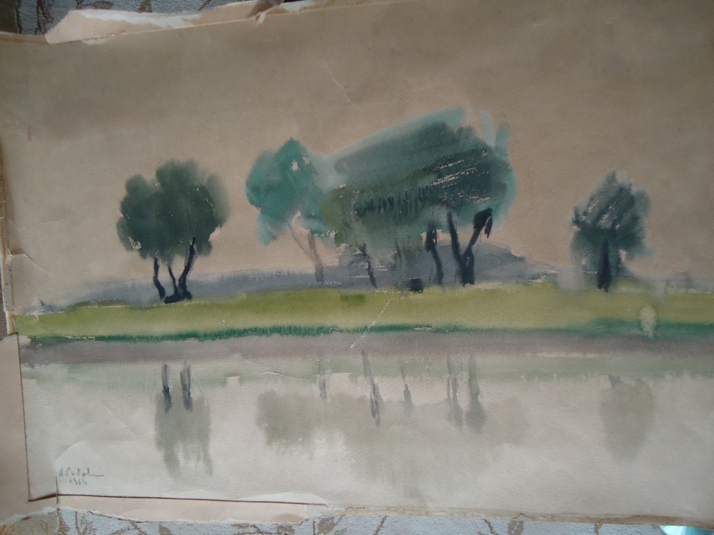 tablou Adrian Podoleanu - peisaj | arhiva Okazii.ro