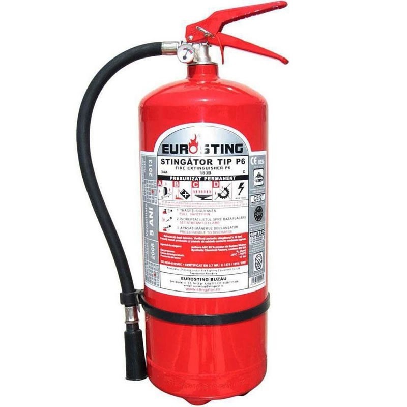 Stingator cu pulbere tip P6 Eurosting, 6 kg | arhiva Okazii.ro