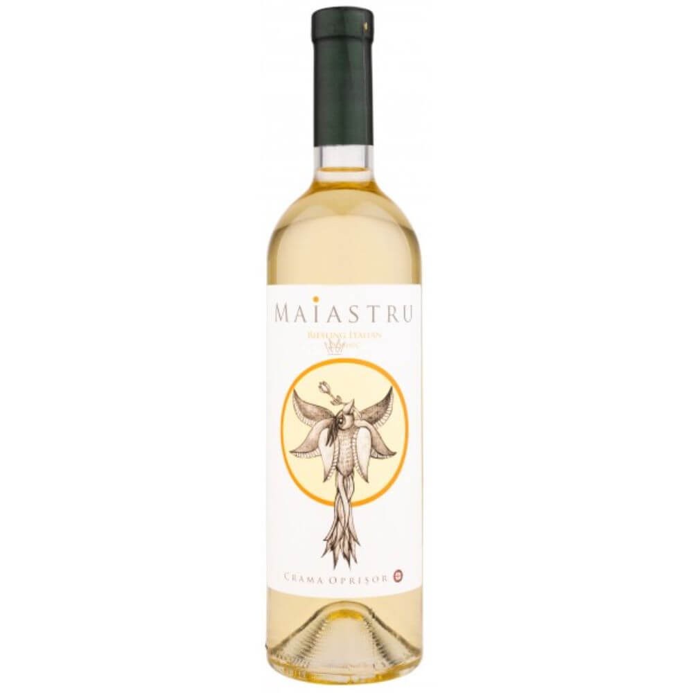 Vin Alb Demisec Maiastru Riesling Italia, 14% Alcool, 0.75 L, Vinuri ...