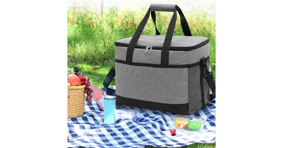 Geanta termoizolanta pentru picnic sau plaja, capacitate 16l, culoare ...