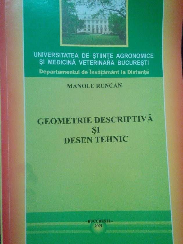 Manole Runcan - Geometrie descriptiva si desen tehnic (2009) | arhiva ...