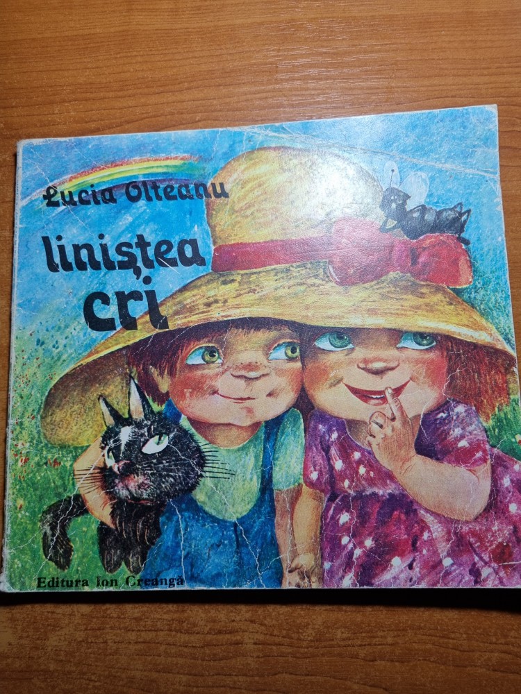 carte pentru copii - linistea cri - de lucia olteanu - din anul 1985 ...