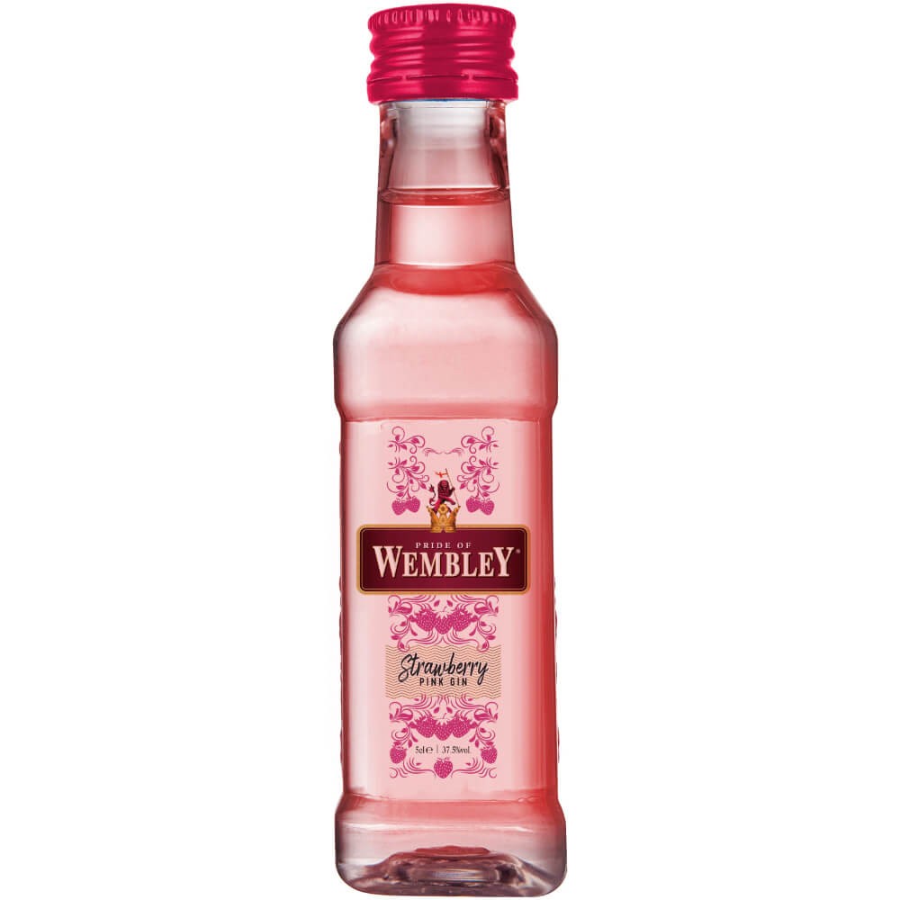 Gin Wembley Pink, 0.2L, Alcool 40%, Gin Wembley Pink, Gin Wembley 0.2l ...