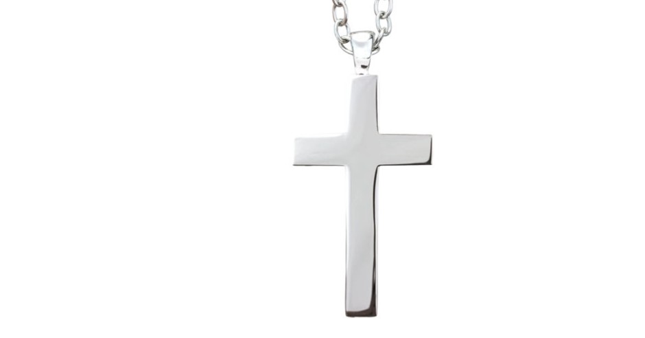 Pandantiv Cruce mare simpla otel inoxidabil | arhiva Okazii.ro