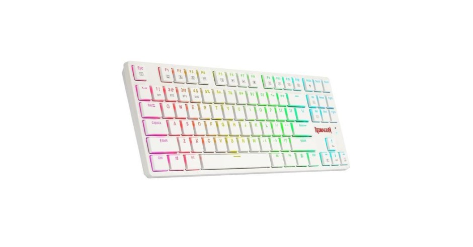 Redragon Anubis RGB White Mechanical Keyboard Brown Switch | Okazii.ro