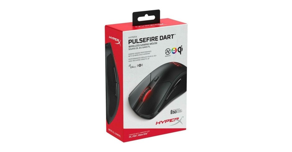 Mouse hp hyperx pulsefire dart wireless gaming mouse senzor pixart 3389 ...