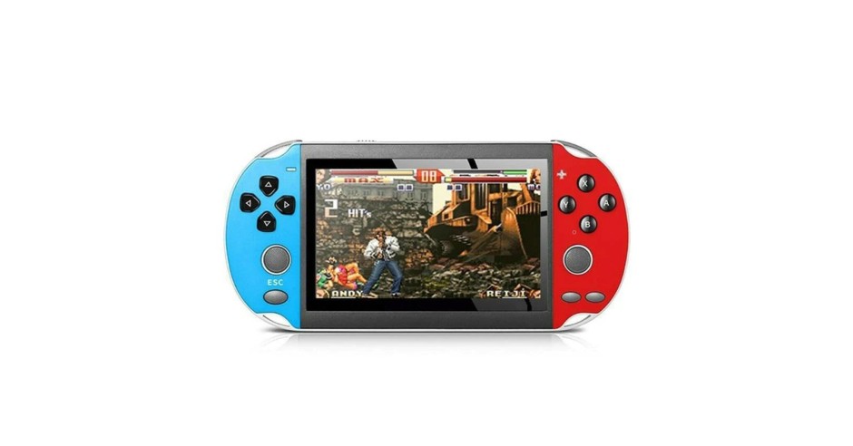 Consola de jocuri retro portabila X7S, display 4.3 inch, TV-Out, 10000 jocuri | arhiva Okazii.ro