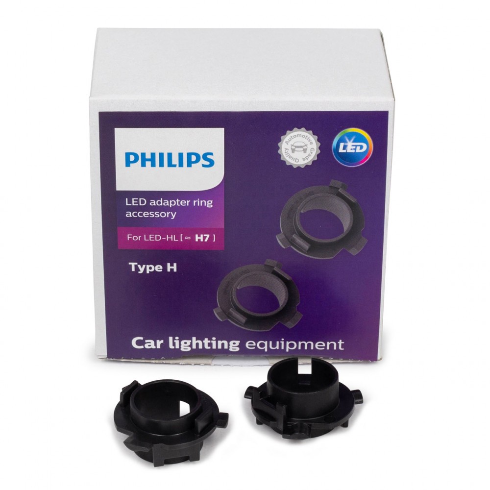 Set 2 Buc Adaptor Bec Led H7 Philips Hyundai i30 2011? Typ H PX26d ...