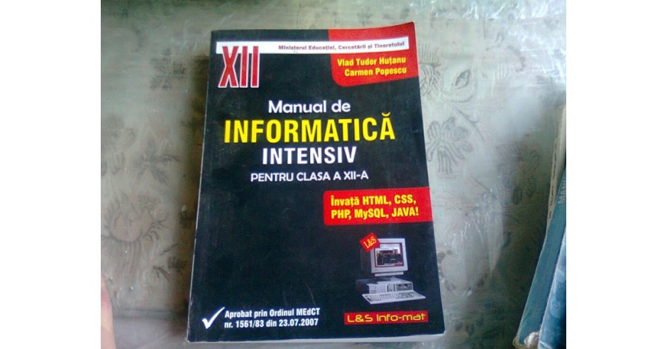 MANUAL DE INFORMATICA INTENSIV PENTRU CLASA A XII-A - VLAD TUDOR HUTANU ...