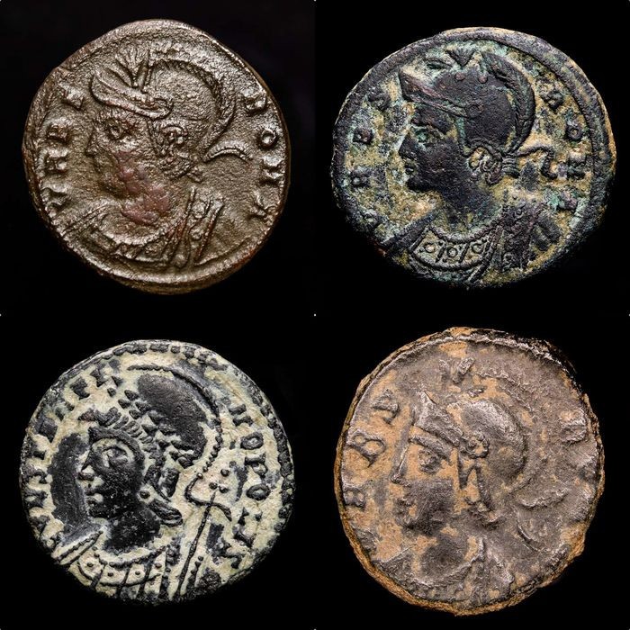 Lot 4 Monede Romane Folles | arhiva Okazii.ro