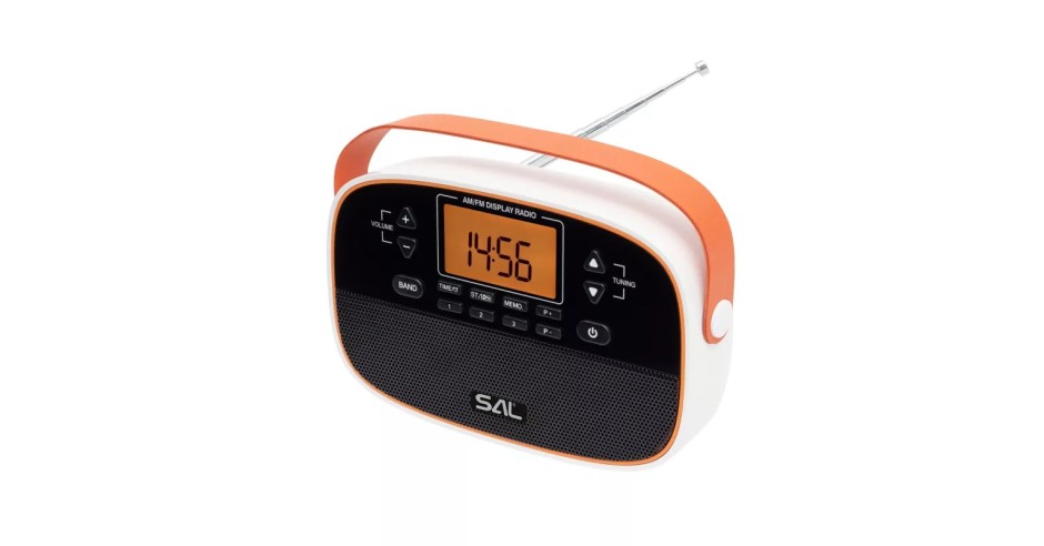 Radio AM-FM portabil Digital LCD ceas desteptator SAL RPR4LCD | arhiva ...
