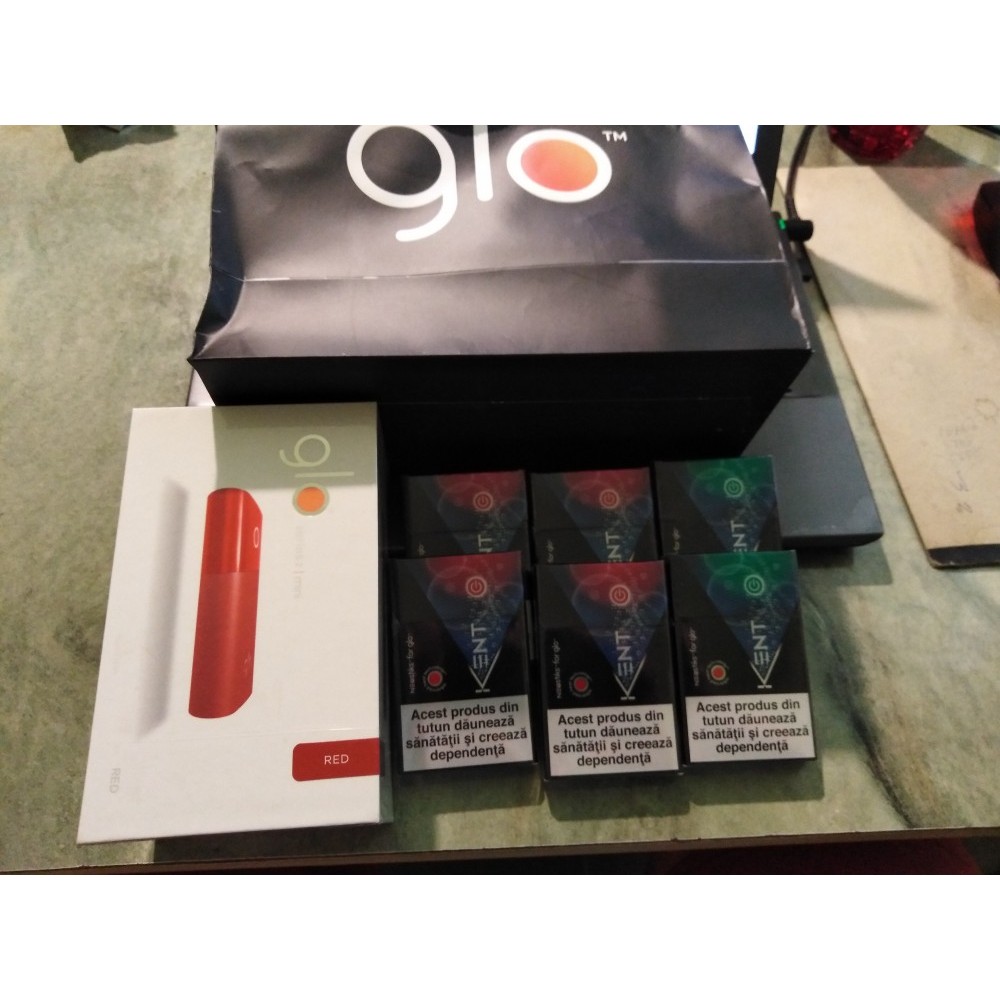 GLO - mini, editie limitata pentru Electric Castle + 6 pachete tigari ...