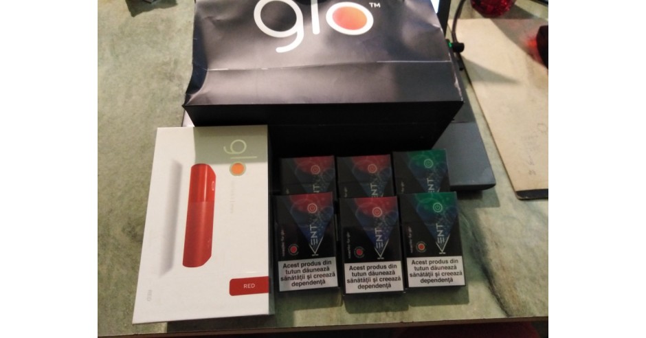 GLO - mini, editie limitata pentru Electric Castle + 6 pachete tigari ...