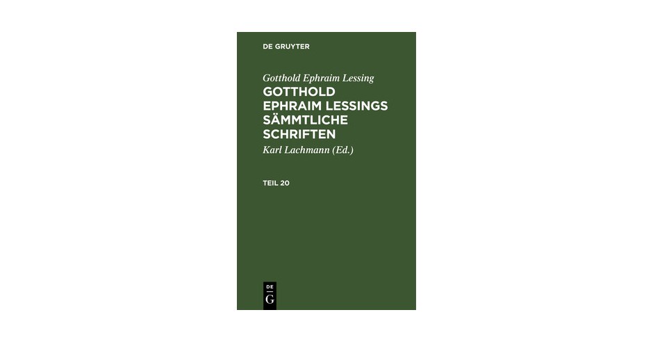 Gotthold Ephraim Lessing: Gotthold Ephraim Lessings S | arhiva Okazii.ro