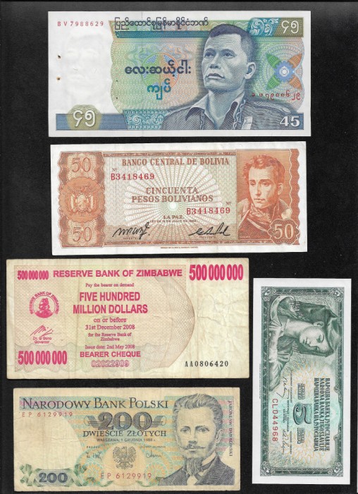 Set #12 15 bancnote de colectie (cele din imagini), Asia | Okazii.ro