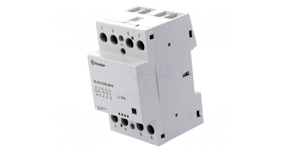 Contactor 4P 40A 230V AC/DC IP20, Finder | Okazii.ro