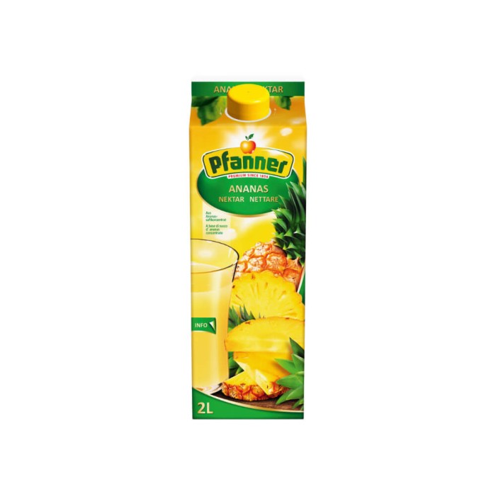 Nectar Ananas Pfanner, 2L, Suc Natural de Ananas, Nectar din Fructe ...