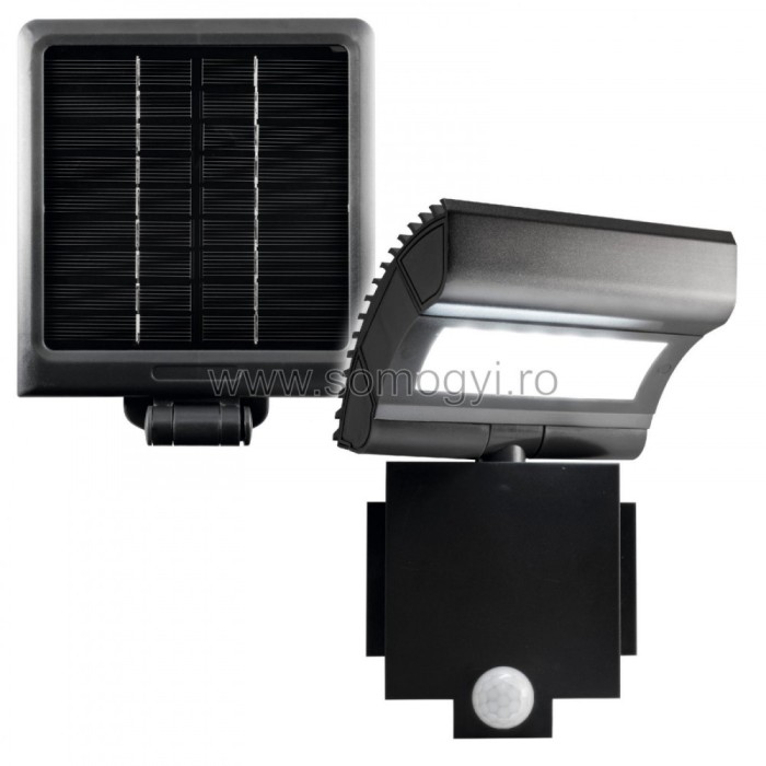 Reflector LED cu panou solar, senzor de miscare, Somogyi | Okazii.ro
