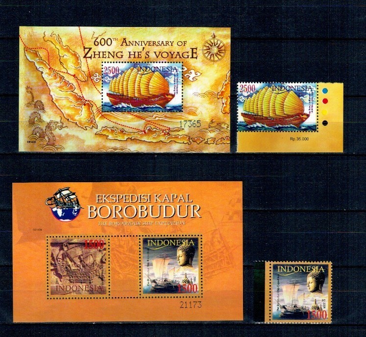 Indonesia - Mic lot timbre si colite neuzate | Okazii.ro