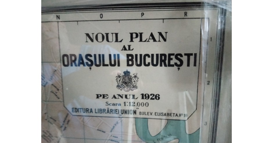 Harta Noul plan al ora?ului Bucure?ti 1926 | arhiva Okazii.ro