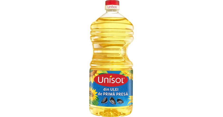 Ulei de Floarea-Soarelui Unisol, 2 L, Ulei Unisol, Ulei de Floarea ...