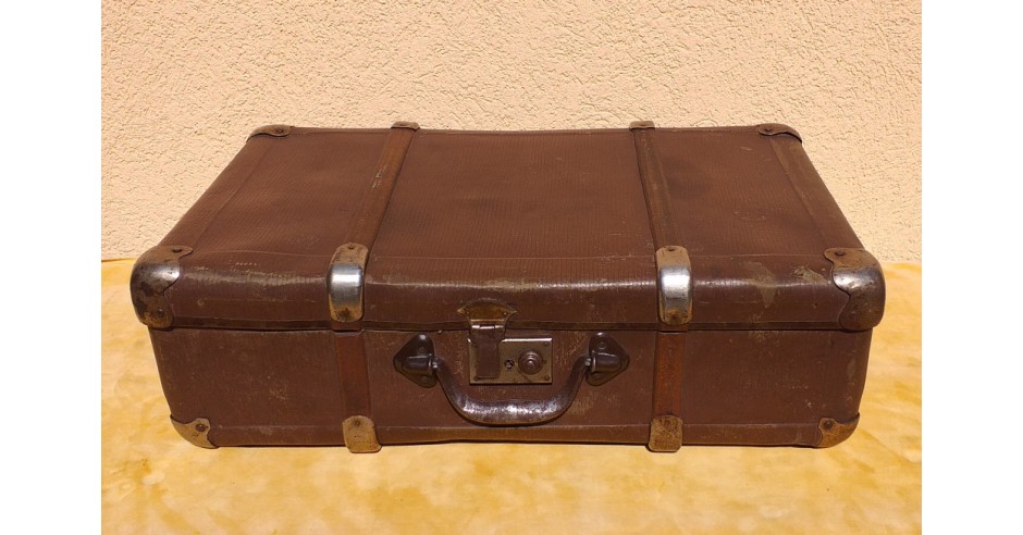 geanta cufar retro, geamantan vintage, valiza veche, bagaj recuzita ...