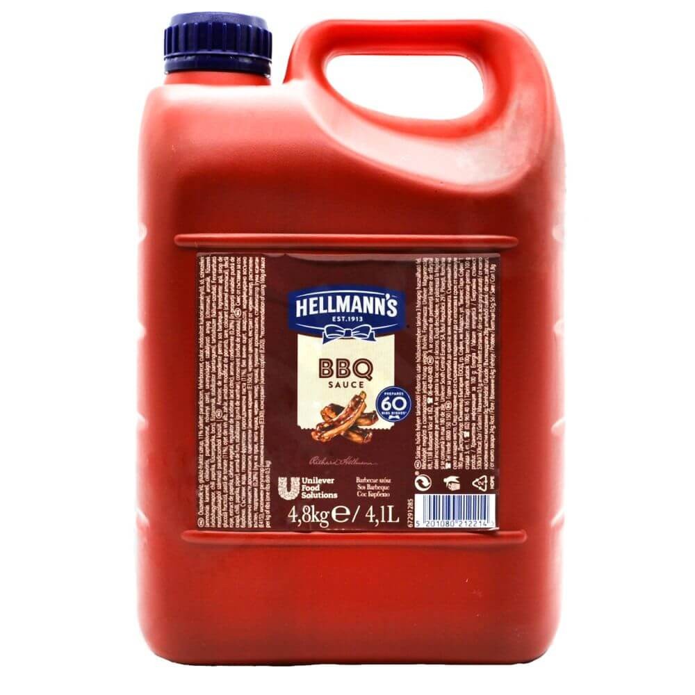 Sos BBQ Hellmann's, 4.8 kg, Sos Barbecue Hellmanns, Sos Barbeque ...