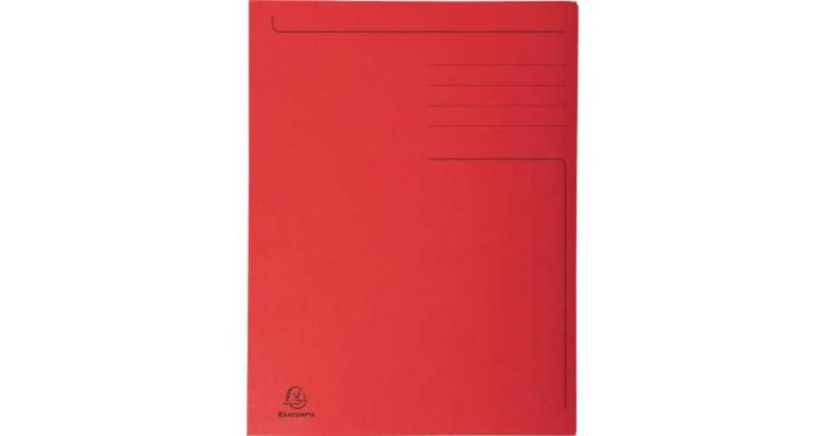 Dosar Carton A4 Plic Exacompta, Rosu, Dosar Classic A4, Dosar Format A4 ...