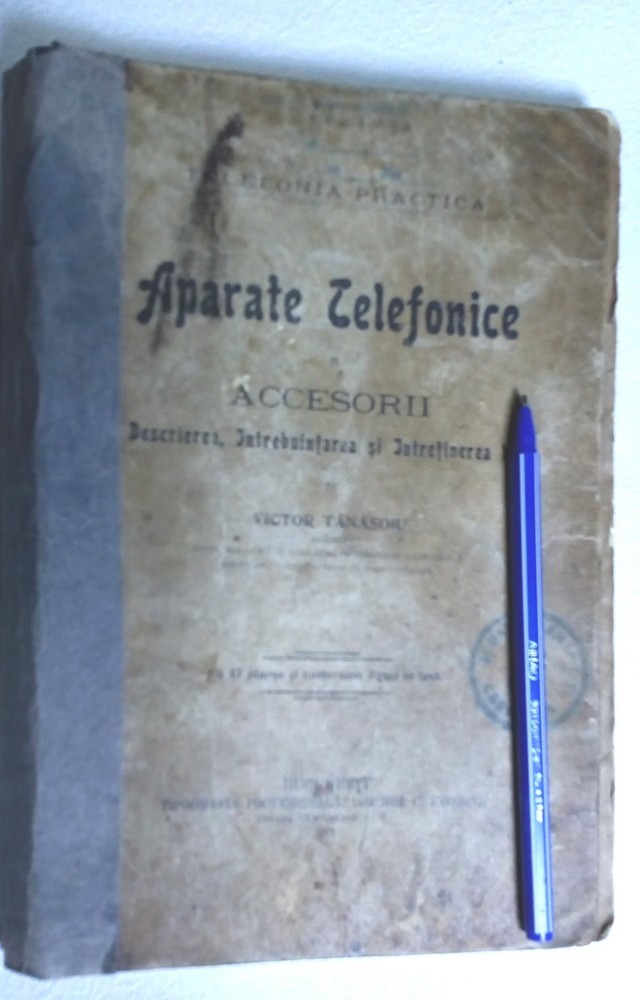carte veche f.rara telefon vechi telefoane 1911 are 118pg ilustr si 48 ...