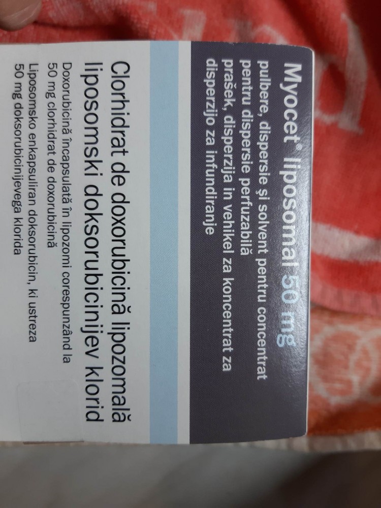 Medicament MYOCET pentru dispersie perfuzabila, con?ine substan?a ...