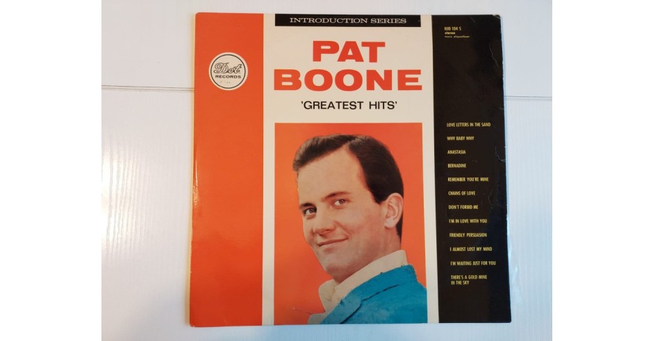 Pat Boone – Greatest Hits, disc vinil Dot Records – HJO 104 S, 1963 ...